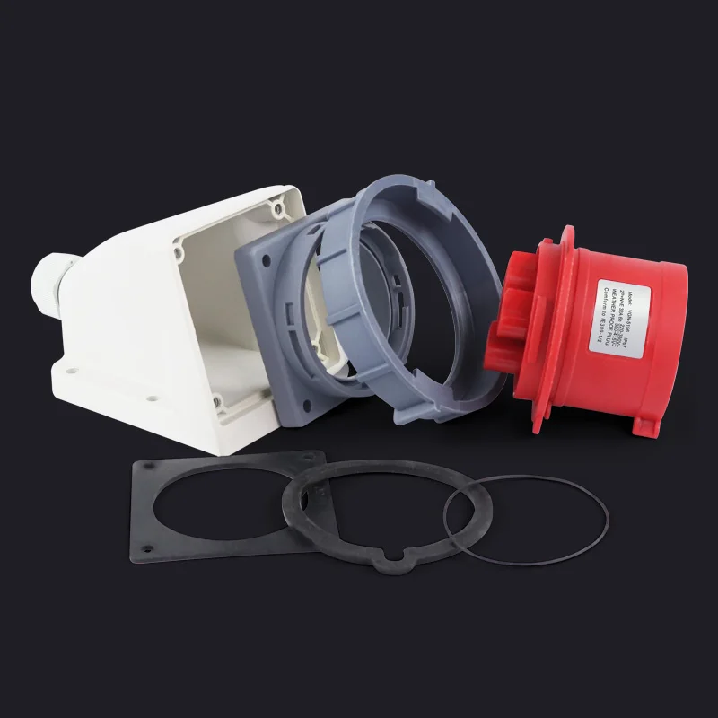 Waterproof Male Plug Concealed Device Plug 3P 4P 5P 16A 32A 63A 125A ...