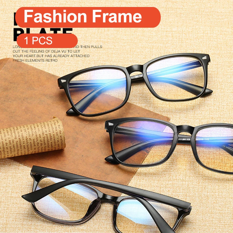 Eye Protection Glasses Without Degrees Frame Classic Plain Glasses Anti ...