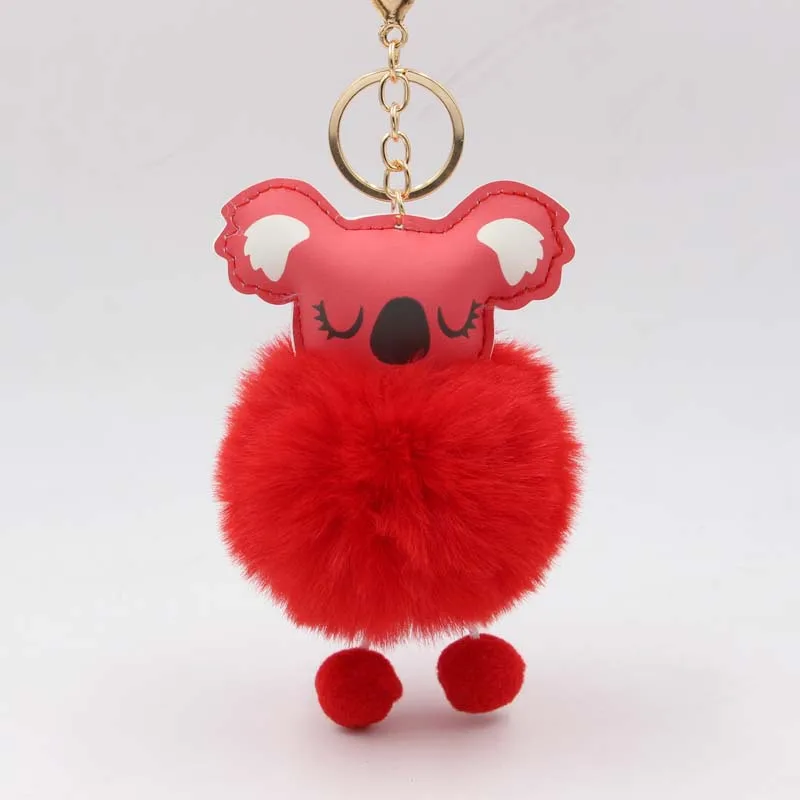 Cute Koala Leather Keychain - styloclubs.com
