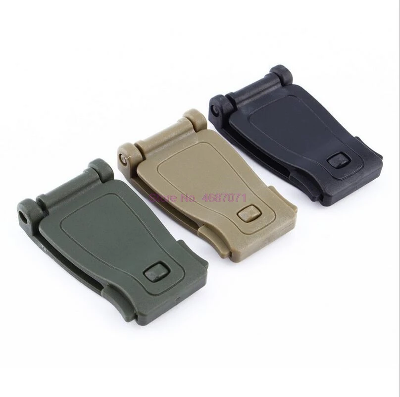 By DHL 1000pcs Buckle bushcraft kit Connect molle attach Strap link ...