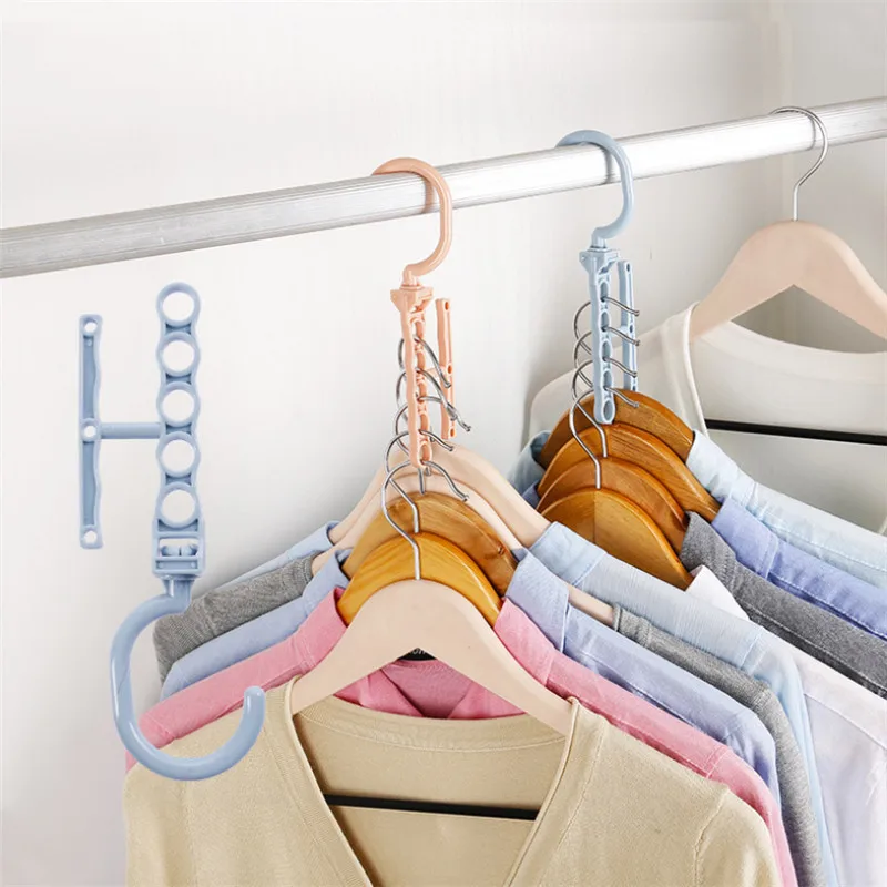 Rotatable Clothes Hanger Handbag Coat Scarf Hang Organizer Detachable ...