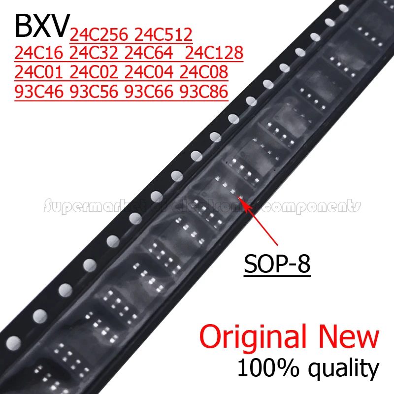 10piece 24C01 24C02 24C04 24C08 24C16 24C32 24C64 24C128 24C256 24C512 ...