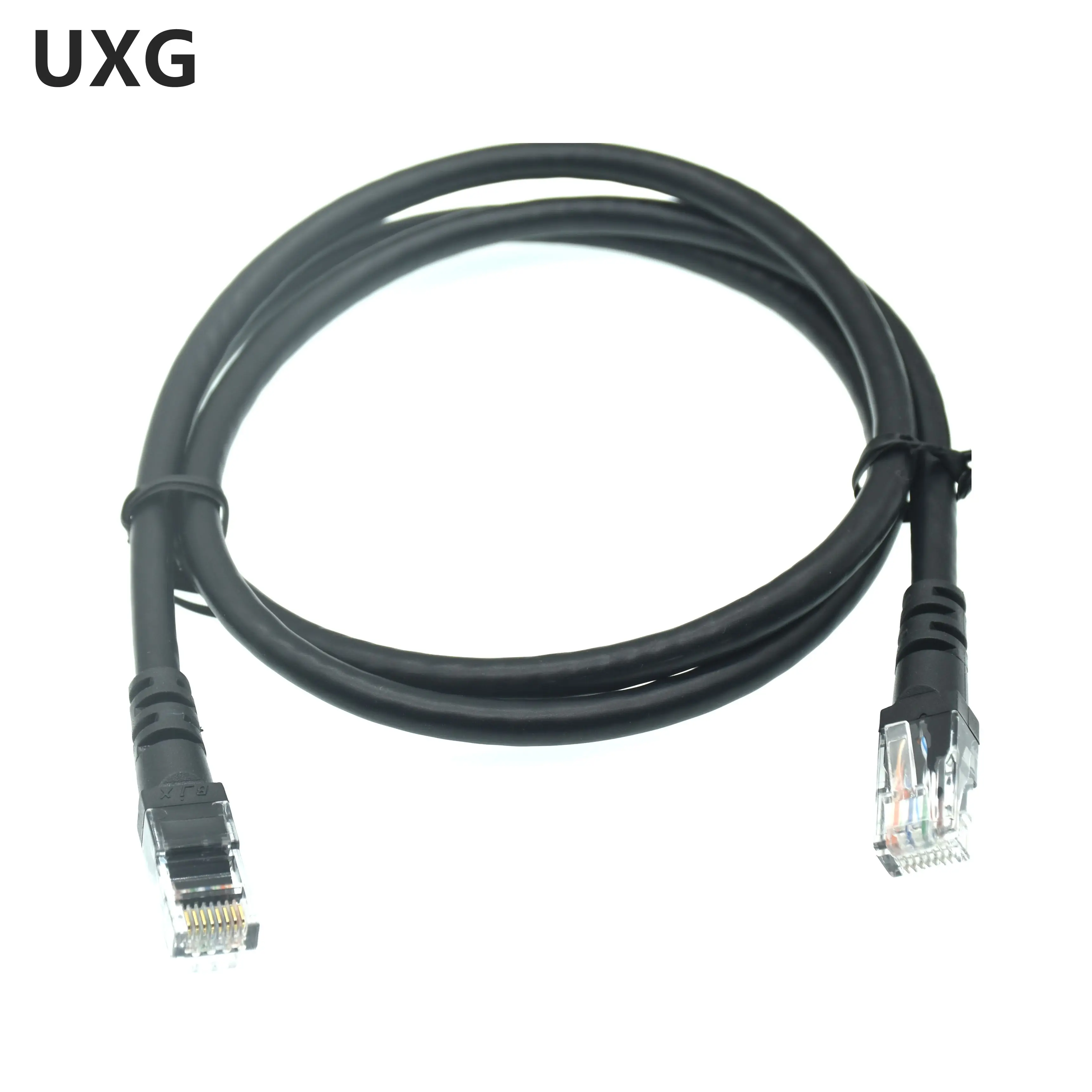10cm RJ45 cable 26AWG CAT6 UTP Side Angled L Shape RJ45 Patch Cord ...