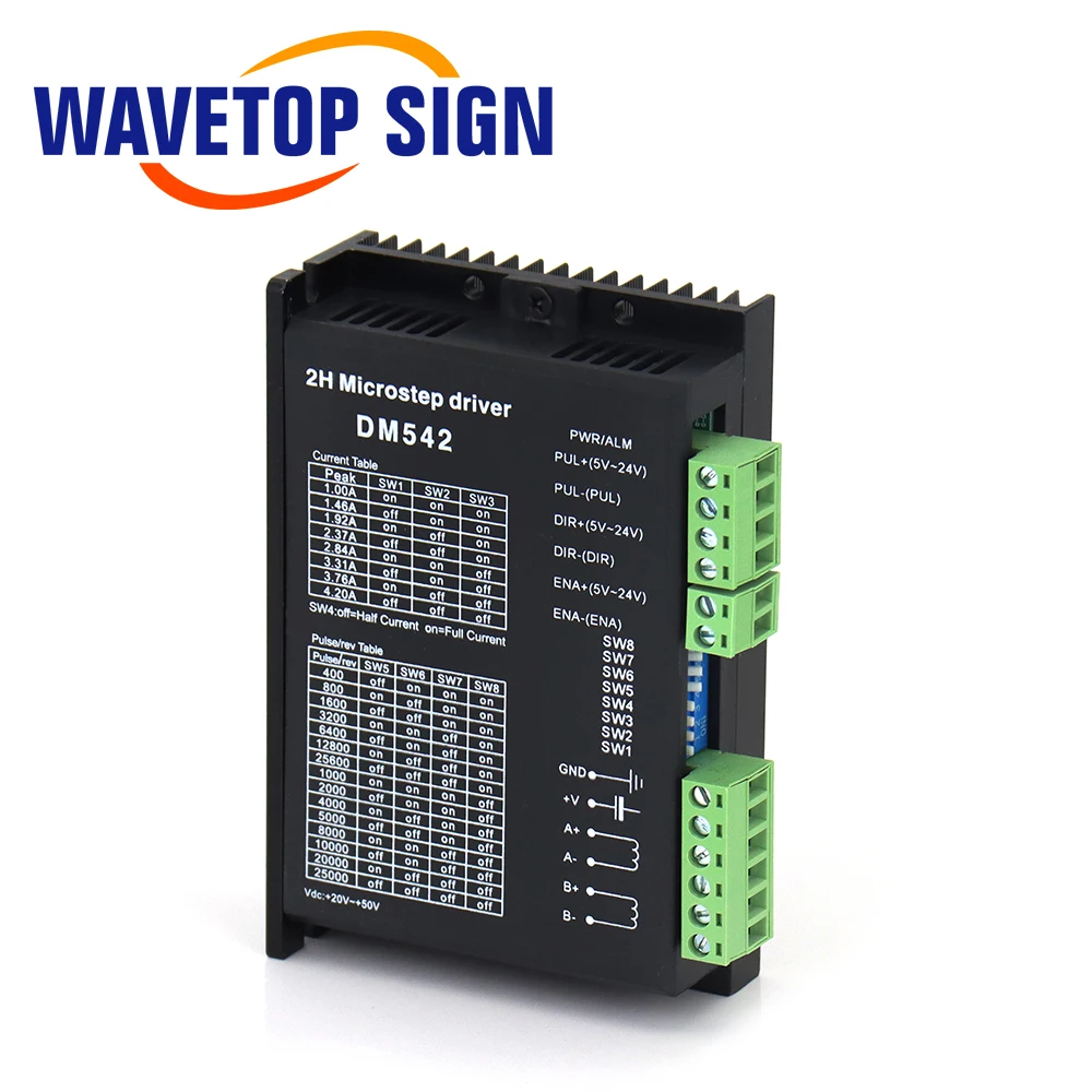 Stepper Motor Driver CNC Digital Microstep Driver DM542 Stepper Motor ...