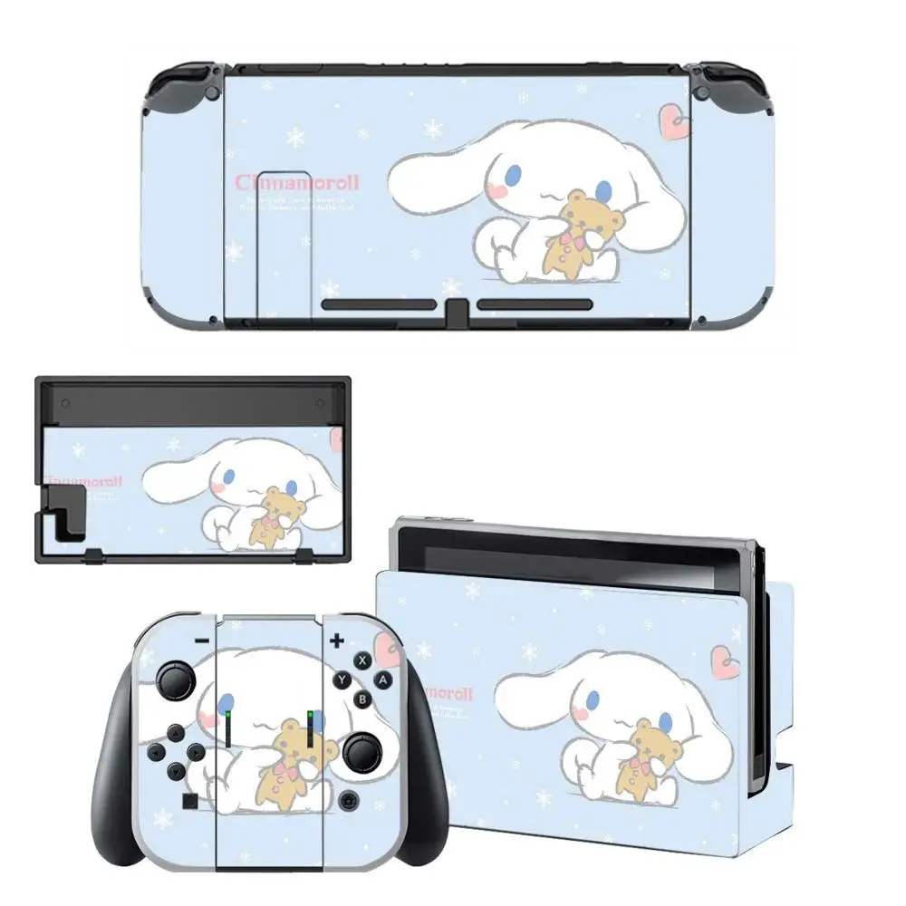 Cinnamoroll Dog Skin Sticker For Nintendo Switch Console And Joy-Con ...