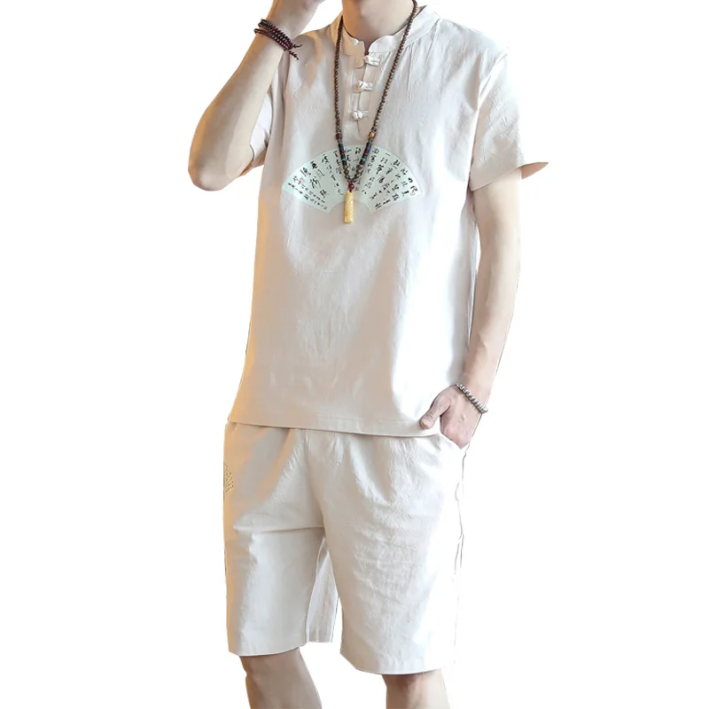 Conjunto de ropa de calle para hombre, traje de camisa y pantalones ...