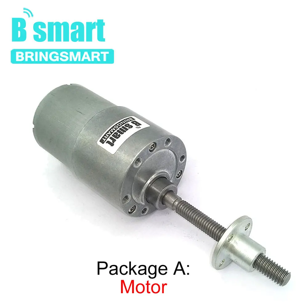 Bringsmart Micro Motor eléctrico de eje largo, 12V DC, 6V, eje roscado ...