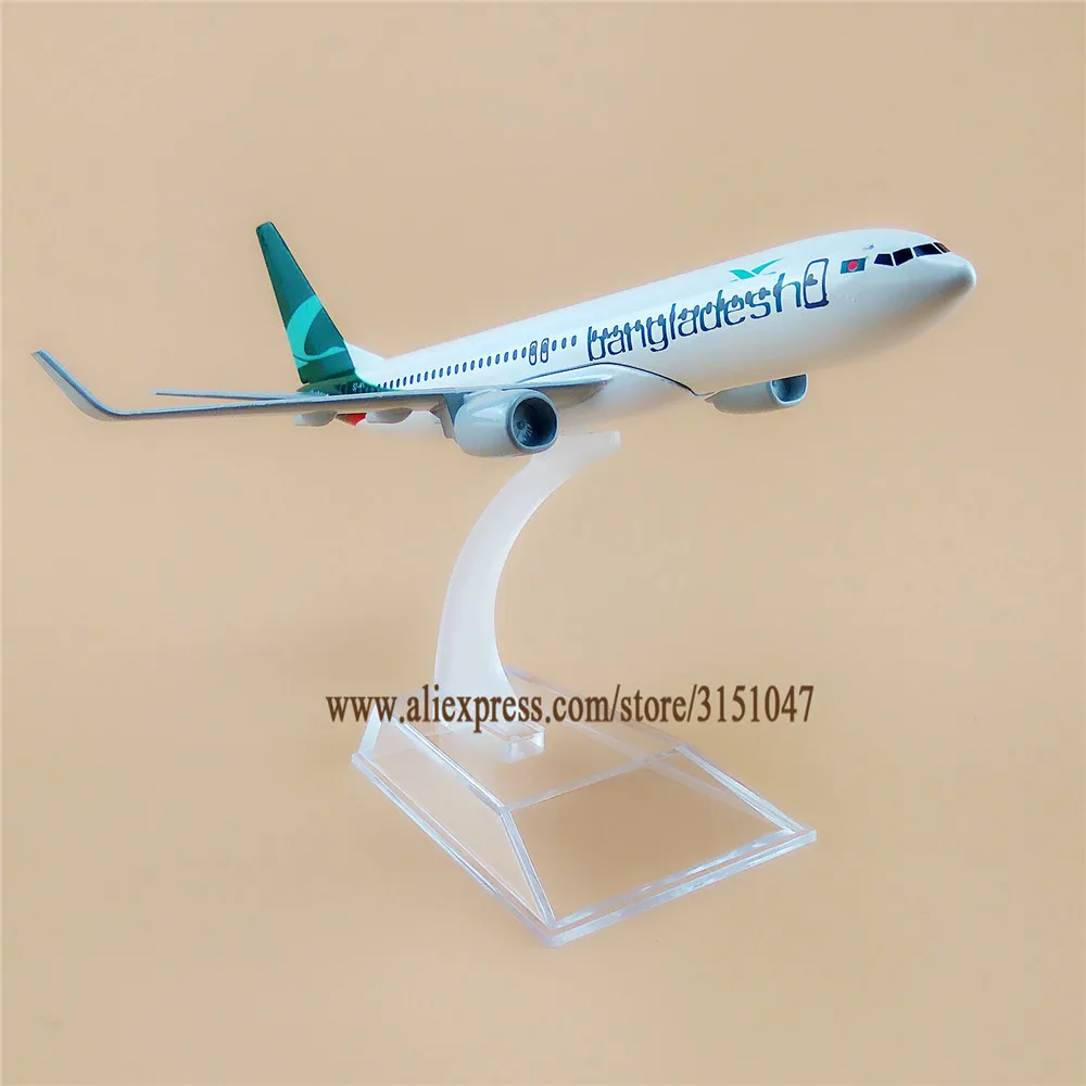 16cm Metal Alloy Plane Air Biman Bangladesh Airlines Boeing 737 B737 ...