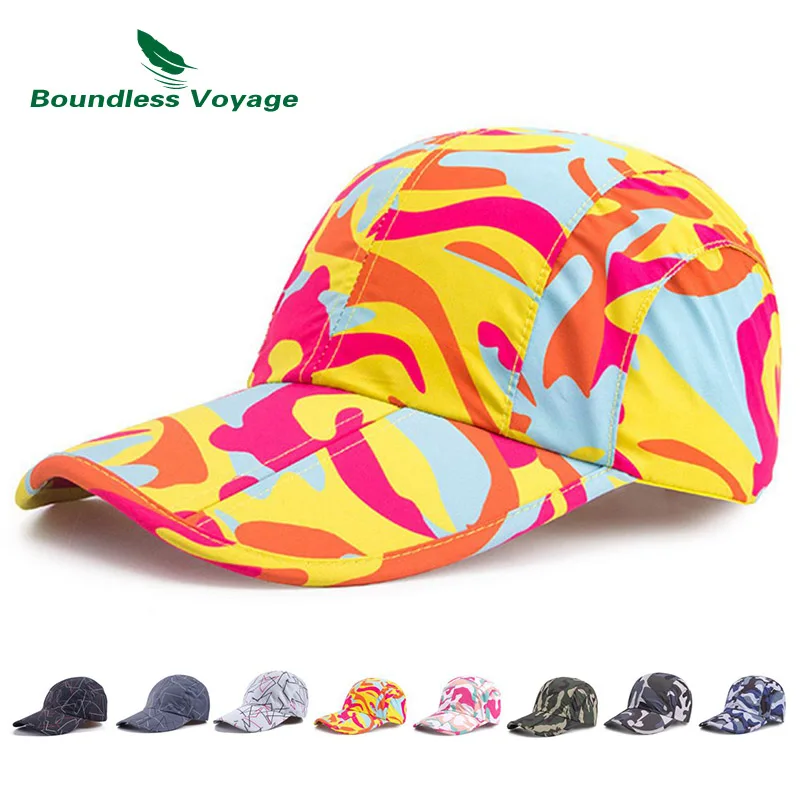 Boundless Voyage Beach Holiday Baseball Cap Men Woman Quick Dry Cap ...