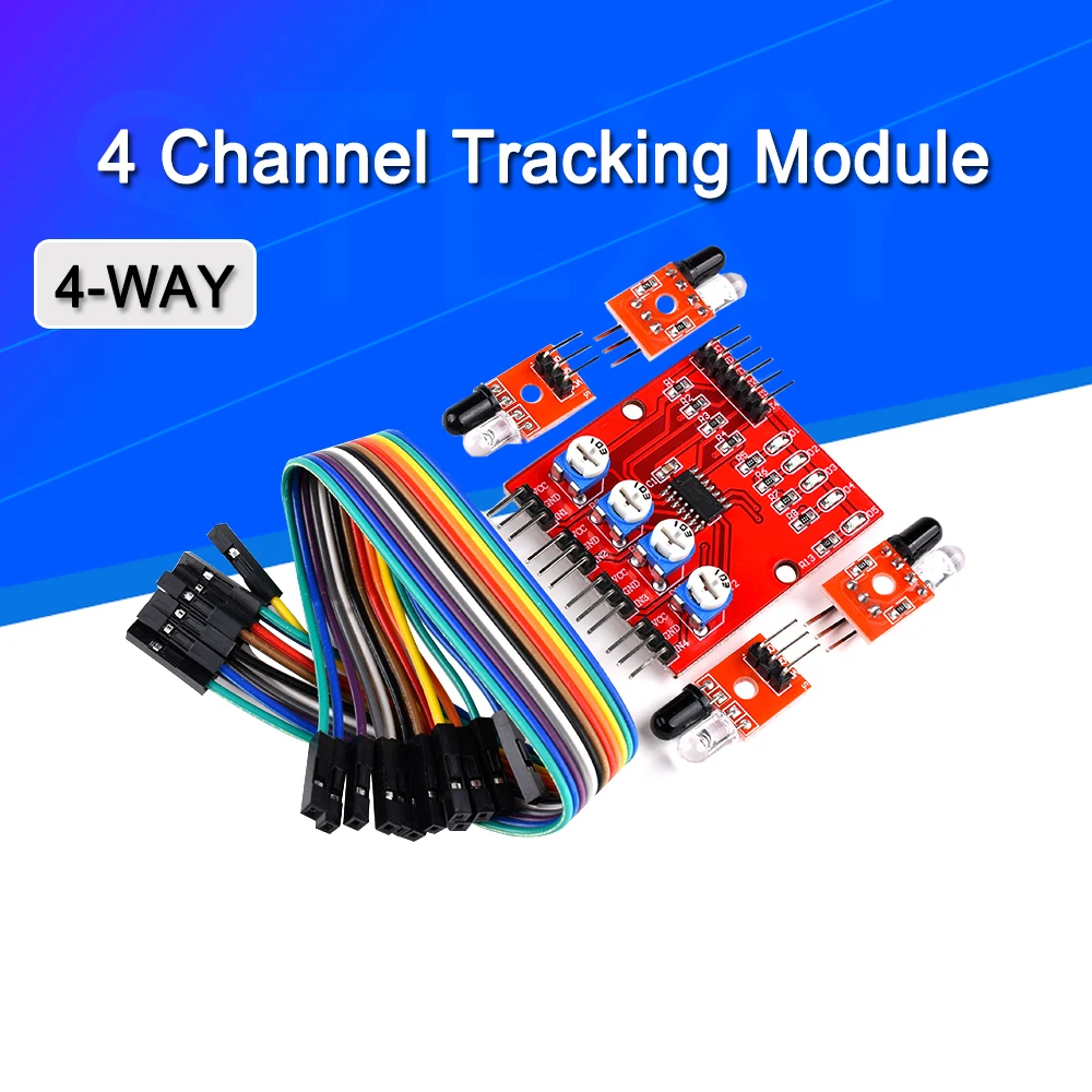 Four-Way-infrared-tracing-4-Channel-tracking-Module-transmission-line ...
