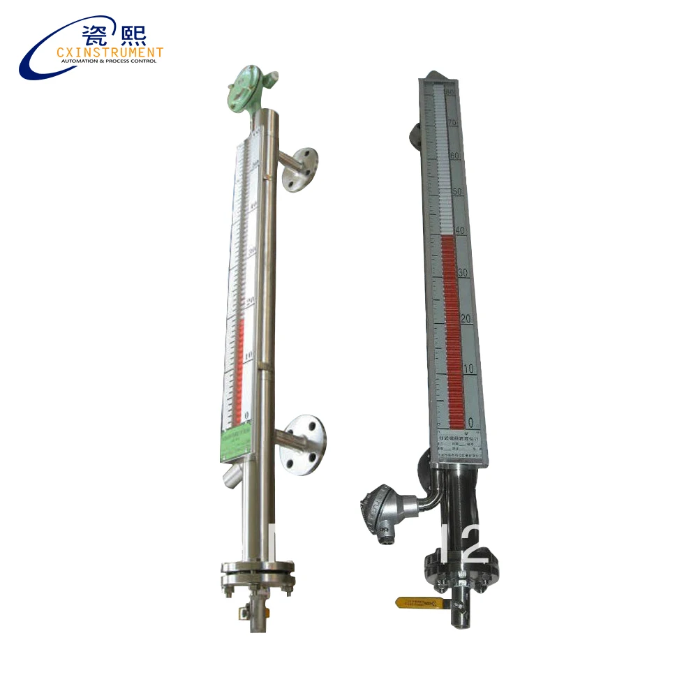 1600mm Level range Stainless steel Body material water tank level meter ...