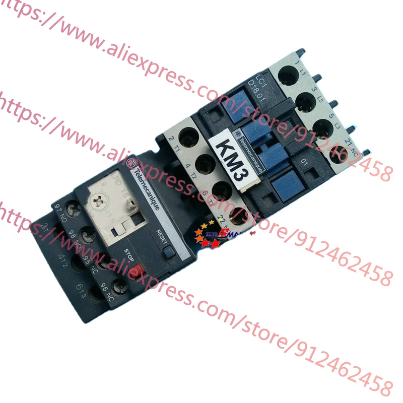 Contactor Schneider Original, protección contra sobrecarga LC1D1801 LRD16KN