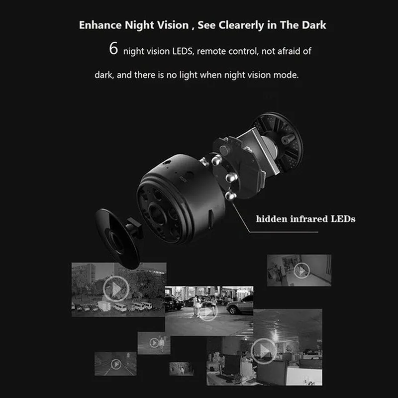 Generic 4K Mini WiFi IP Camera Hidden Built-in Battery CCTV Wireless ...