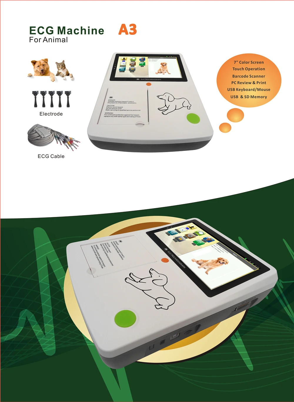 Veterinary Ecg Machine