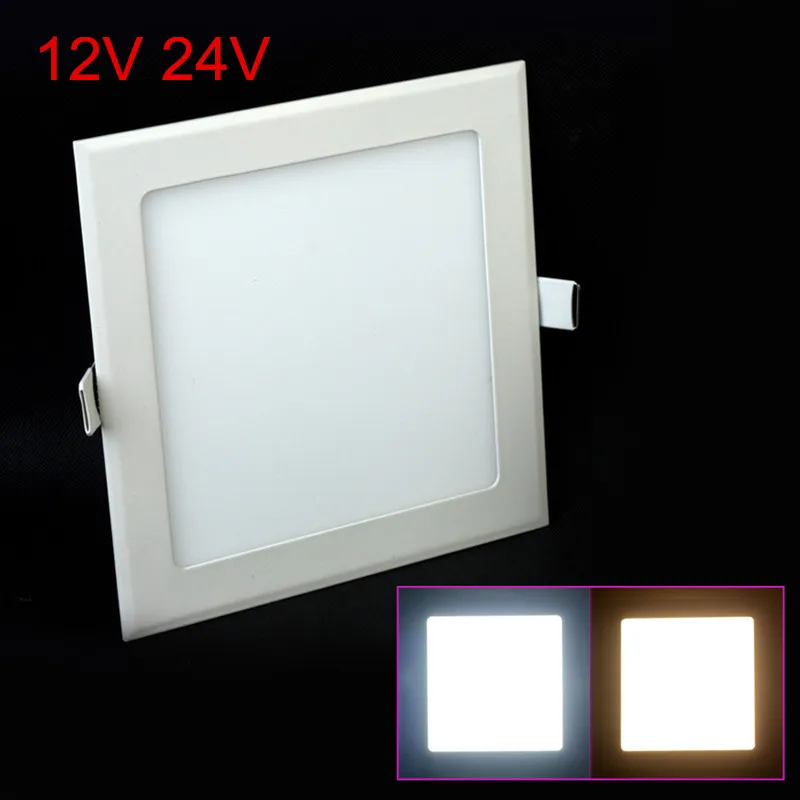 25w Square Led Panel Light Recessed Kitchen Bathroom Ceiling Lamp 12v ...