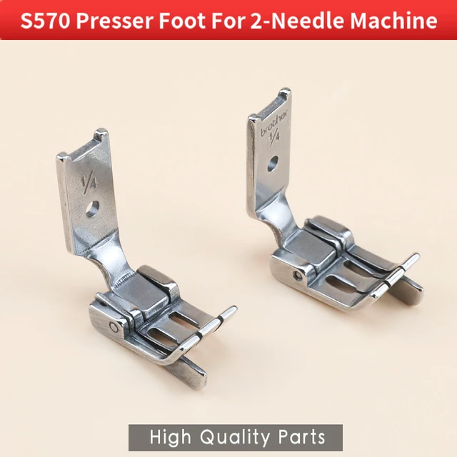 Double Needles Presser Foot Brother