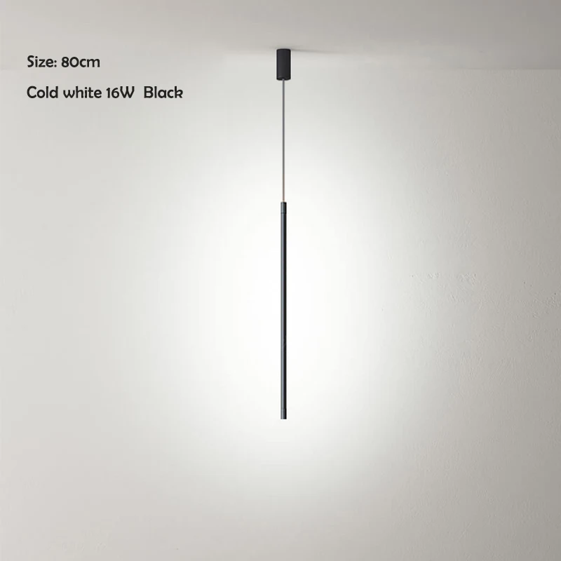 Linear Long Tube LED Hanging Pendant Light - Lighting4Home
