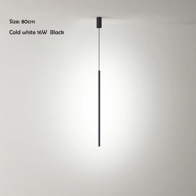 Linear Long Tube LED Hanging Pendant Light - Lighting4Home