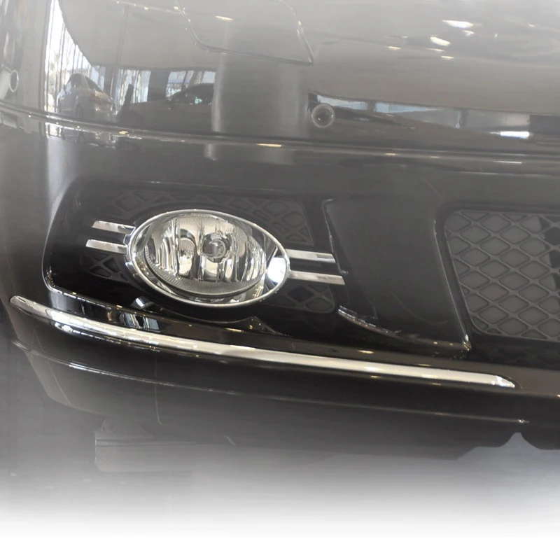 For-2007-2010-Mercedes-Benz-C-Class-W204-Chrome-Front-Bumper-Trim ...