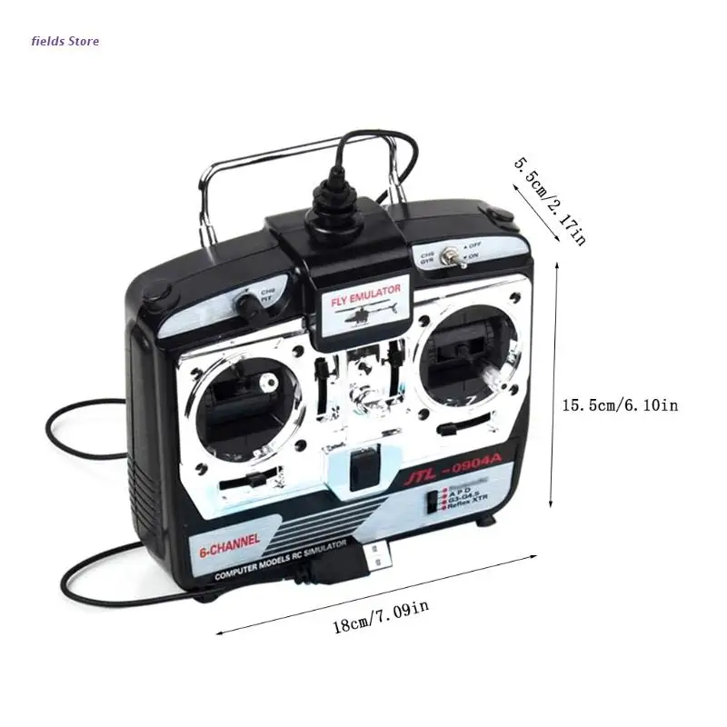 JTL-0904A RC Flight Emulator with 6Channels RC Controller Flight ...