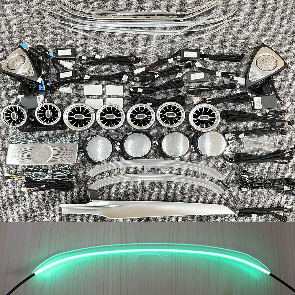 Ambient-lighting-3-12-64-Colors-For-Mercedes-Benz-C-GLC-class-Coupe-AMG ...