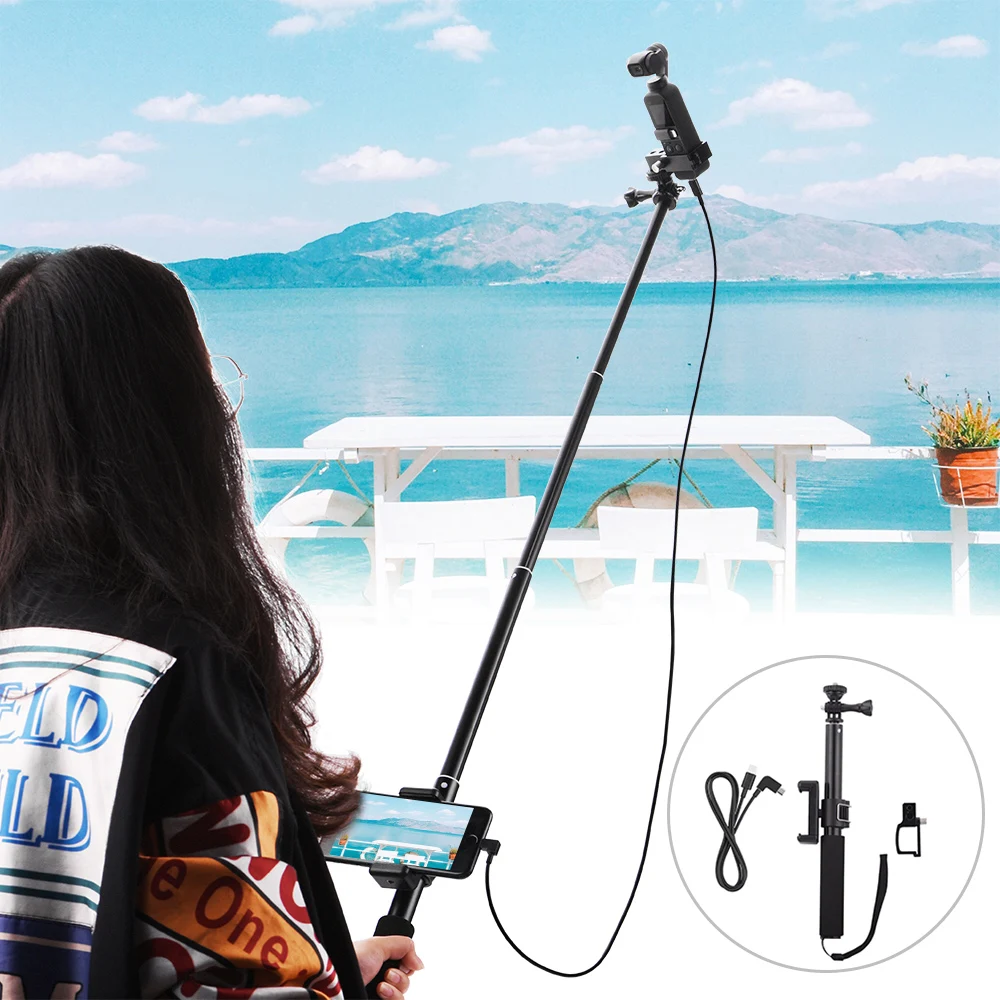 Extension Pole Rod Selfie Stick Set Osmo Pocket/pocket 2 Om - AliExpress