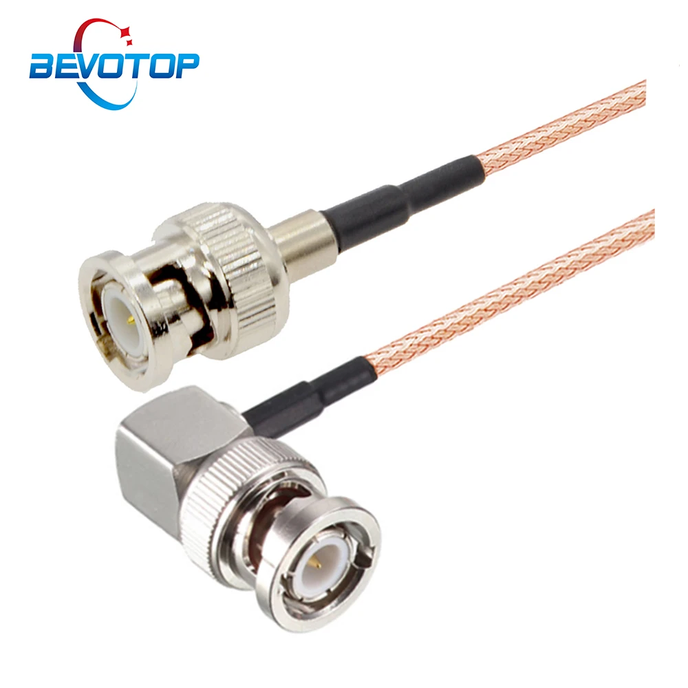 Rg179 Cable 75 Ohm Bnc Male Right Angle To Bnc Male Plug Connector ...