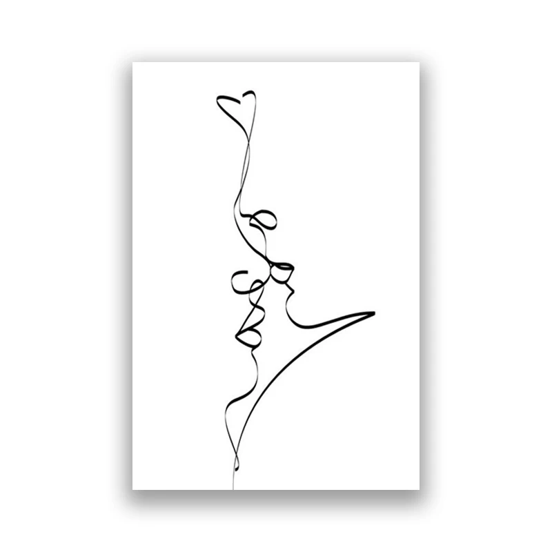 Abstract Love Drawing