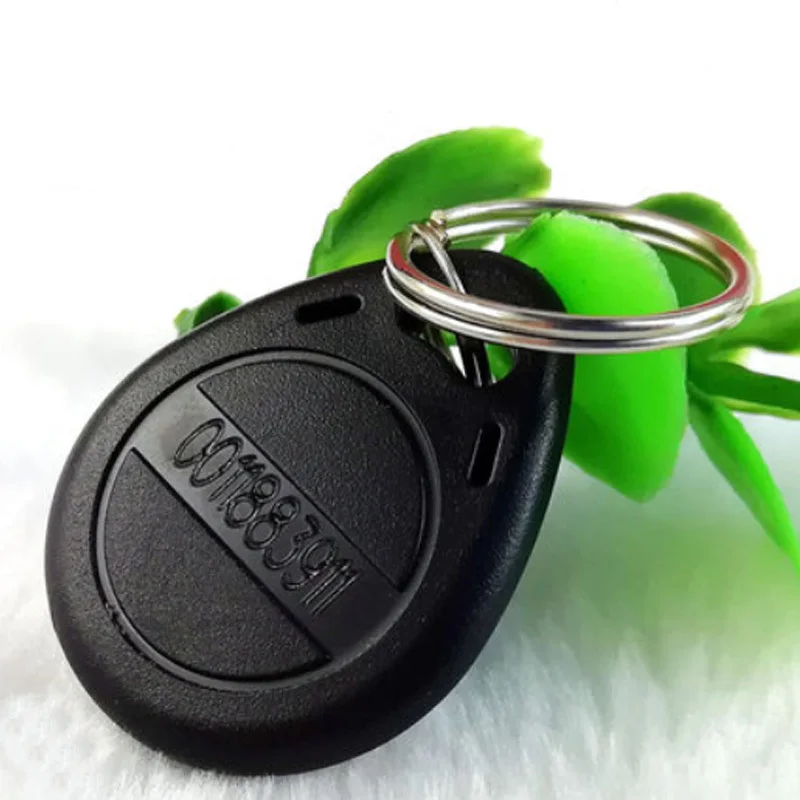 KinJoin-10-Pcs-lot-Read-only-EM-ID-keyfobs-RFID-Tag-Key-Ring-Card ...