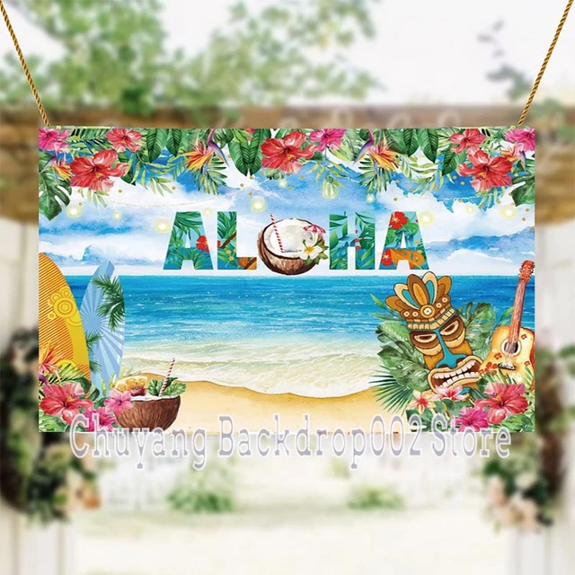 Hawaiian Party Background