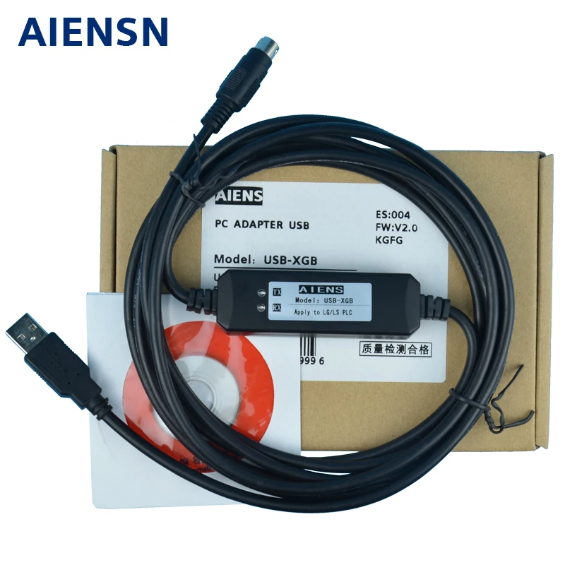 한국 LG/LS PLC 프로그래밍 케이블 다운로드 데이터 케이블, XGB XBC XBM 시리즈 PLC 전용 USB-XGB