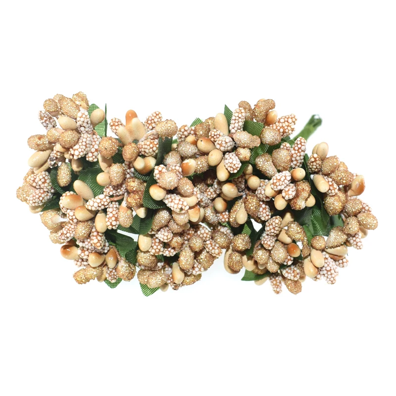 12pcs 2.5cm Small Silk Artificial Flower For Wedding Party Home Decoration DIY Accessories ...