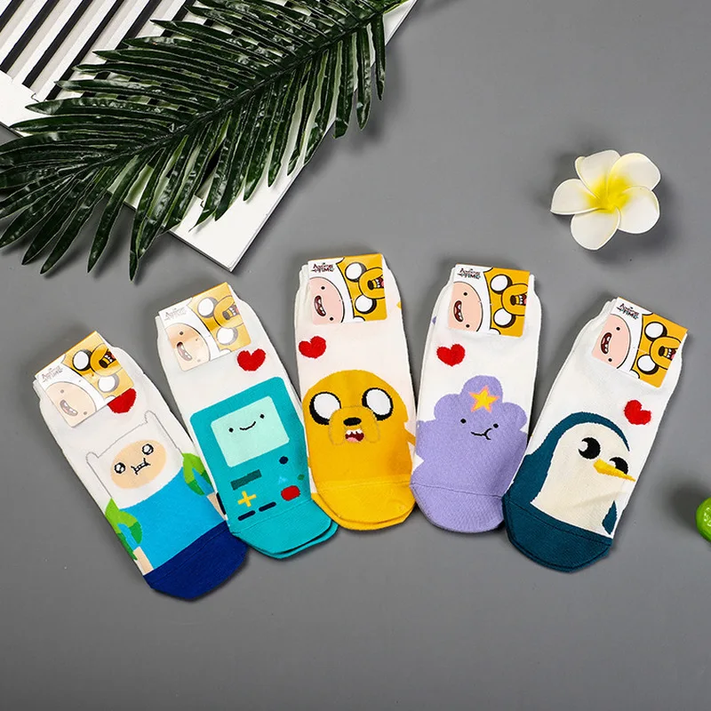 Adventure Time Ice King Lumpy Space Princess Anime Socks - KawaiiMerch.com