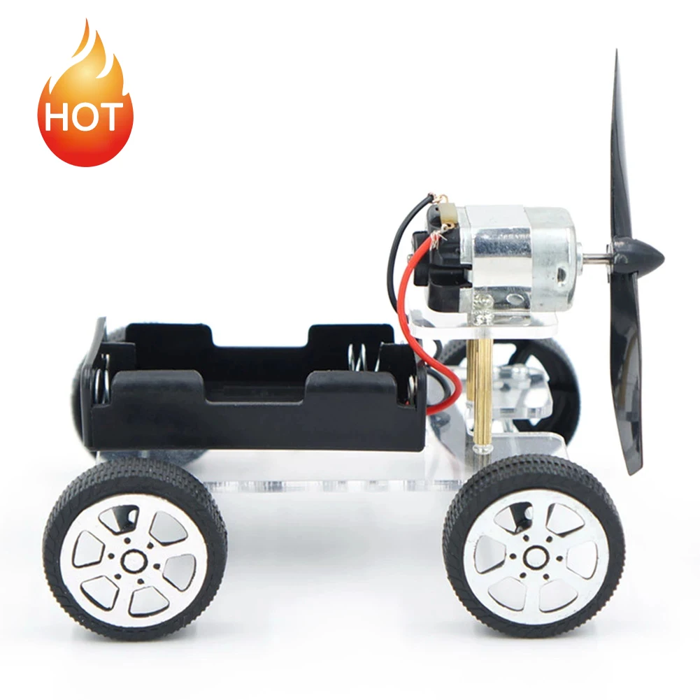 Diy Wind Power Car Assemble Science Model Materials Kits School ...