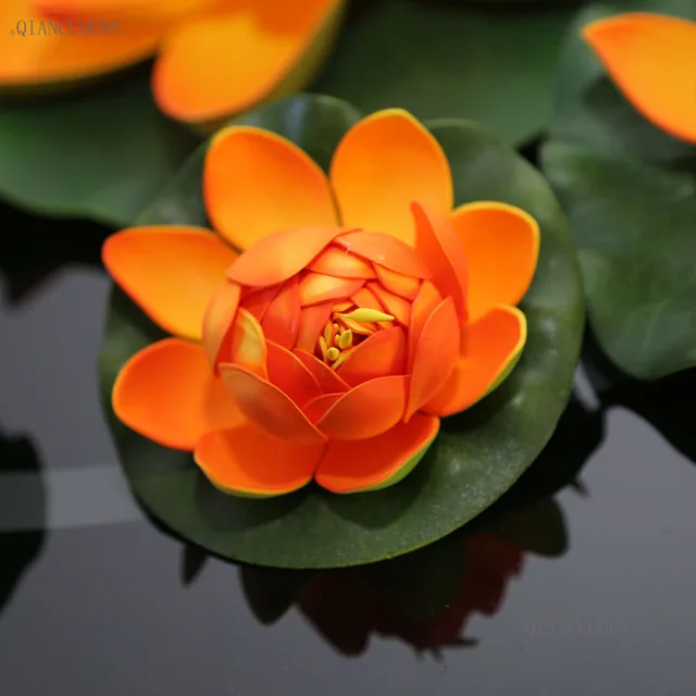Orange Lotus Flowers