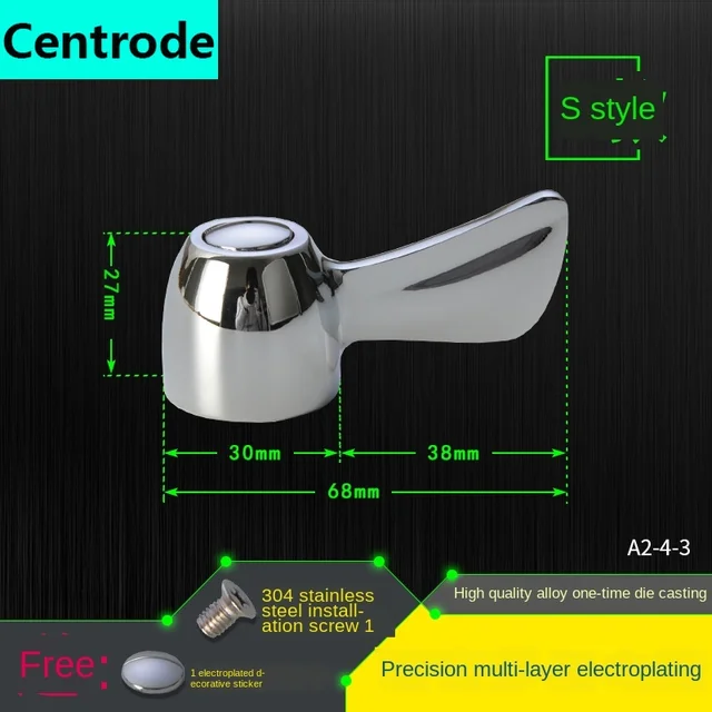 Faucet Handle Switch Handle Accessories Triangle Valve Small Spout Dish ...