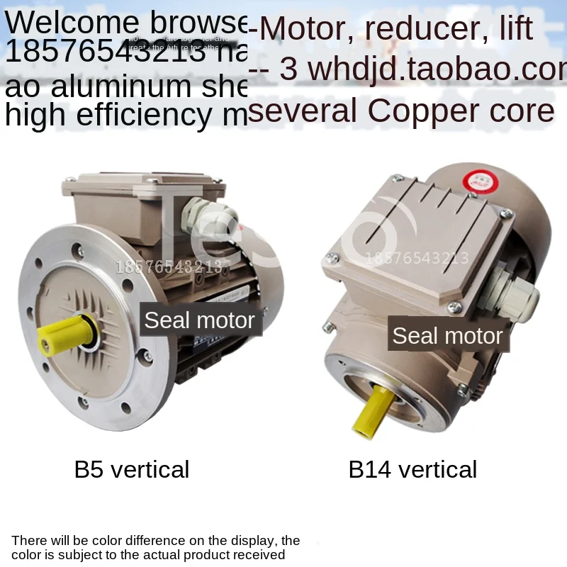 High-efficiency Ys / Ye2-7144, 0.75kw Aluminum Shell 750w Tile Full Copper Wire Motor Ip55 / F ...