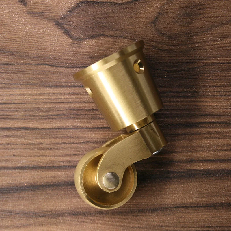 Brass Furniture Caster Brass Gold Cabinet Caster 1.5 inch Table Caster ...