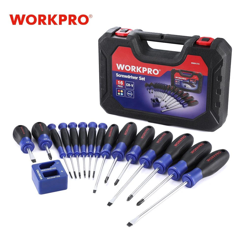 WORKPRO Juego de destornilladores para reparación electrónica, herramientas de reparación diaria ...