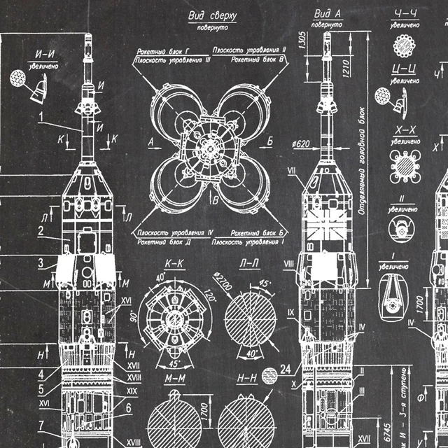 Soyuz Rocket Blueprints