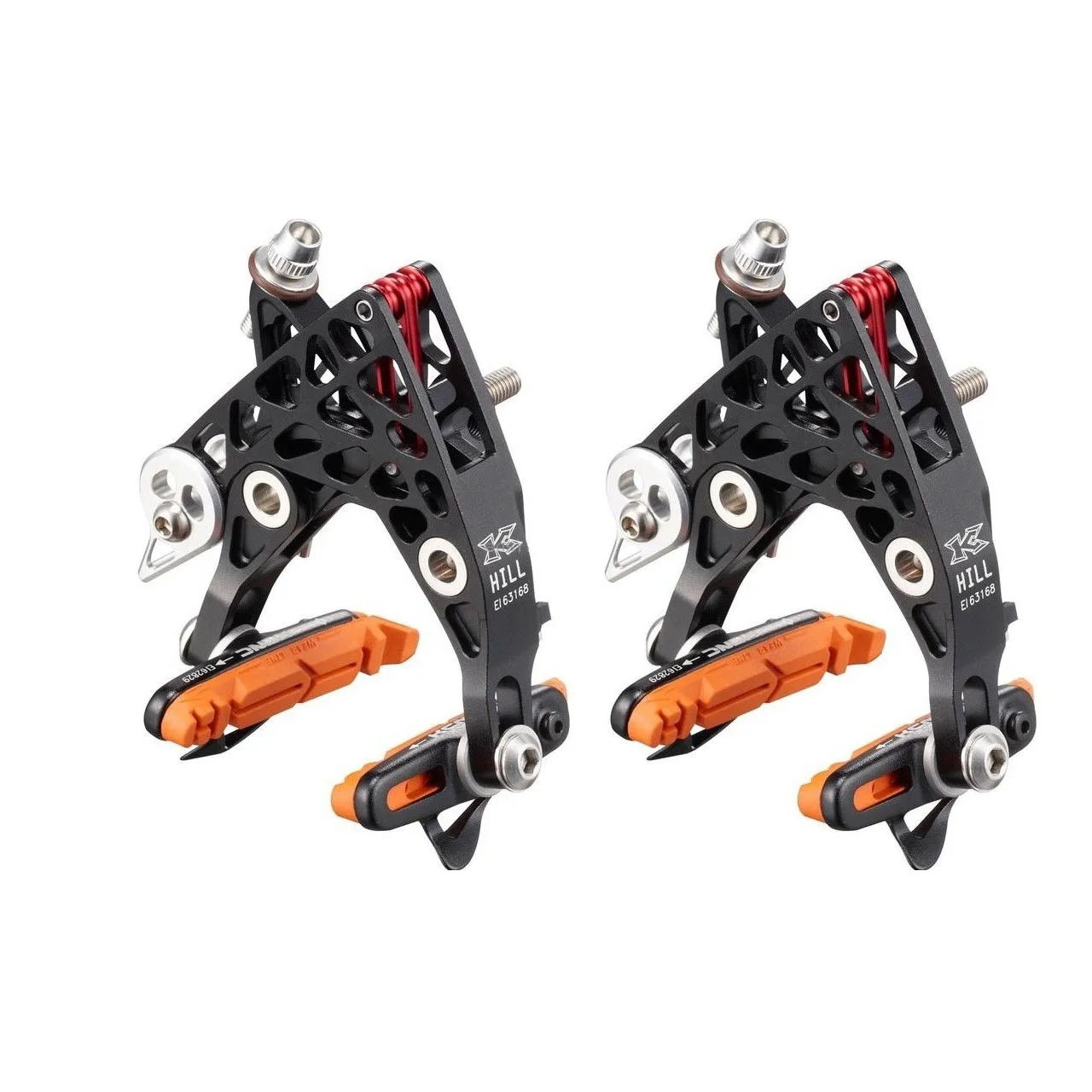 KCNC CB4 로드 바이크 브레이크 힐 로드 자전거 캘리퍼 울트라 라이트 아트 디자인 215g 블랙, 레드, 골드 컬러|자전거 ...