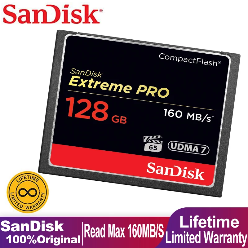 SanDisk-Compact-Flash-High-Speed-CF-Memory-Card-64GB-256GB-32GB-128GB ...