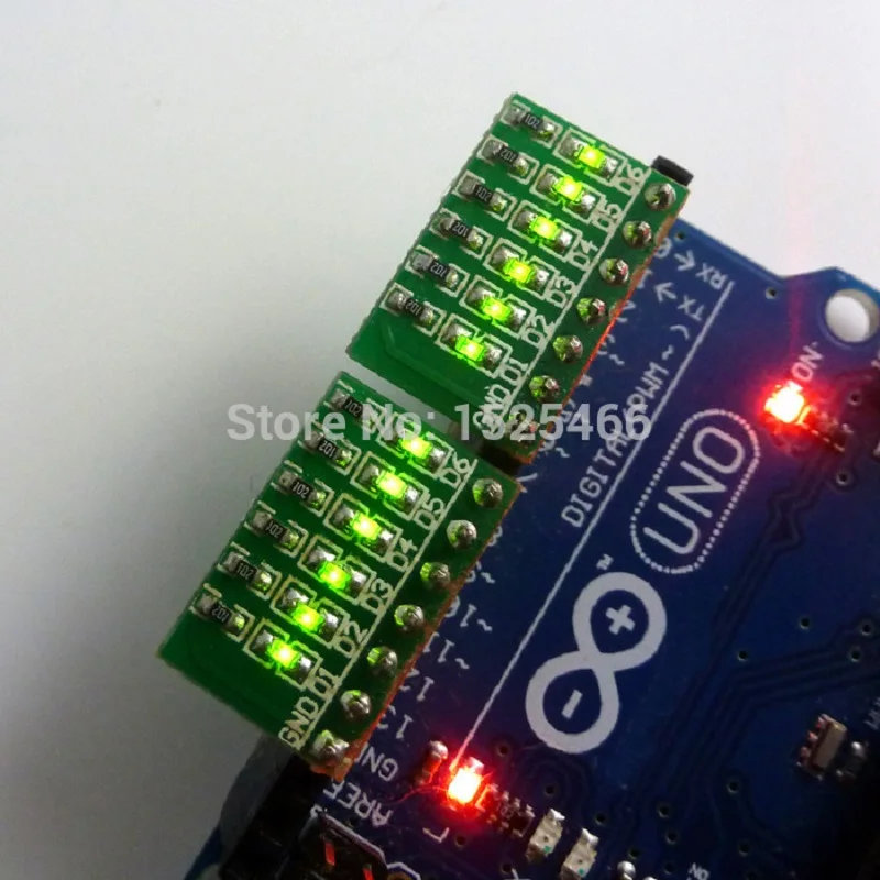2pcs 3 12V Green LED Module Board for MCU Expansion Breadboard Zigbee ...