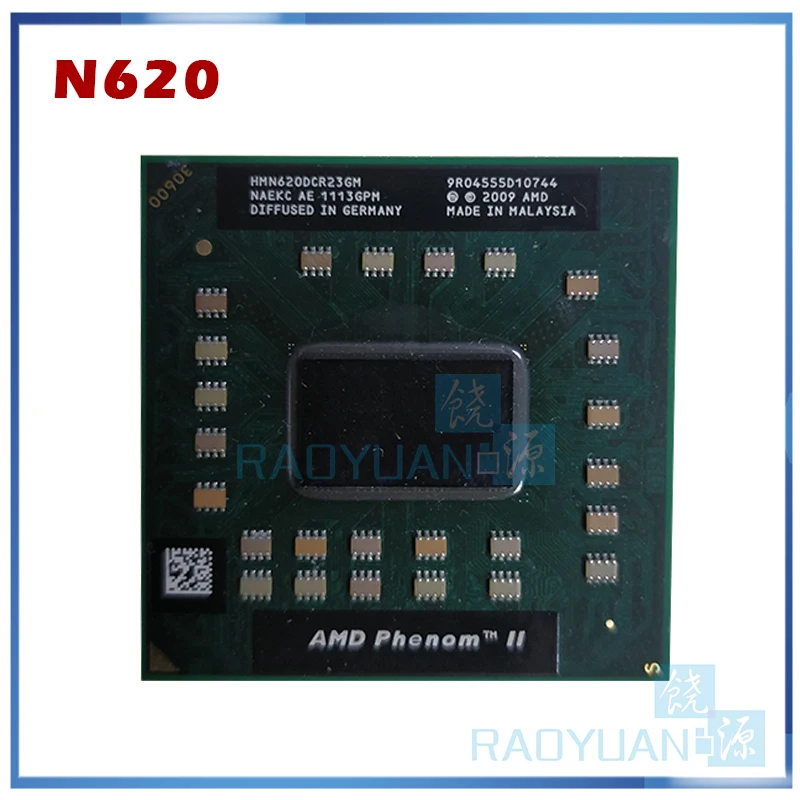 AMD PHENOM II N620 HMN620DCR23GM A central processor cpu laptop Socket ...