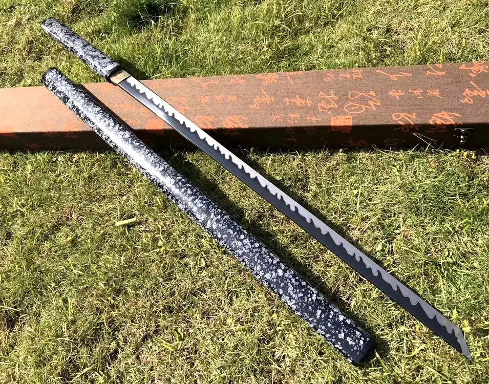 Hand made Tang dynasty rapier sharp sword Temper Spring Steel blade ...