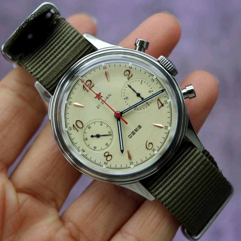 1963-Pilot-Watch-Men-Chinese-Air-Force-Chronograph-Mechanical ...