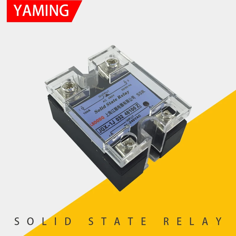 Solid State Relay JGX 1J 032 48100Z Single phase AC Control AC 100A ...