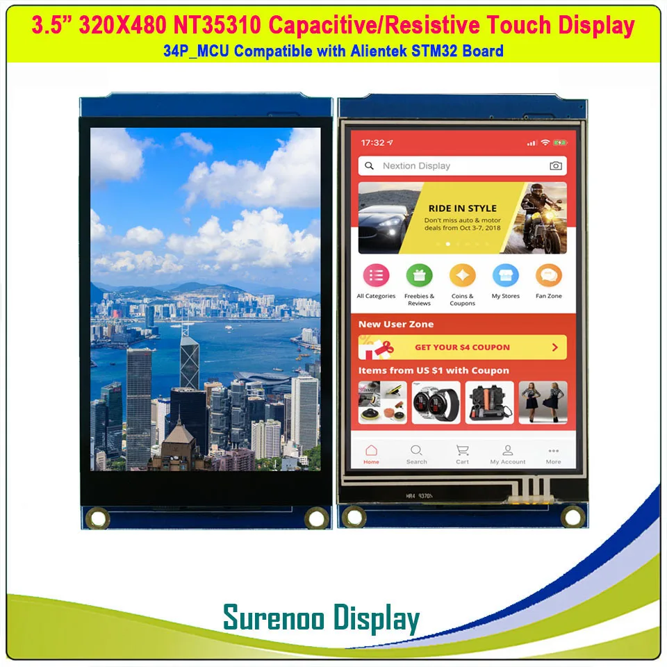 3.5 Inch 320 480 Nt35310 Tft Color Lcd Module Display Board - AliExpress