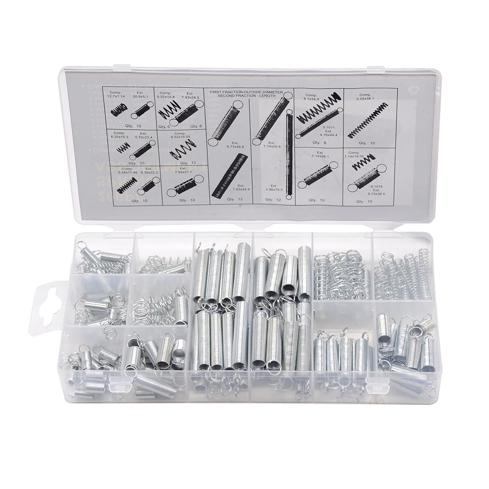 200PCS-set-hardware-Tension-spring-compression-spring-set-in-box-20 ...
