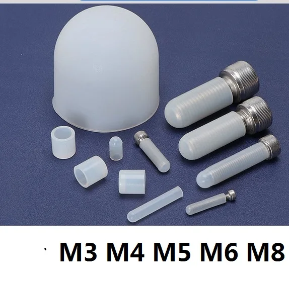 M3-M4-M5-M6-M8-screw-thread-Silicone-Protective-Cover-bolt-protect-cap ...